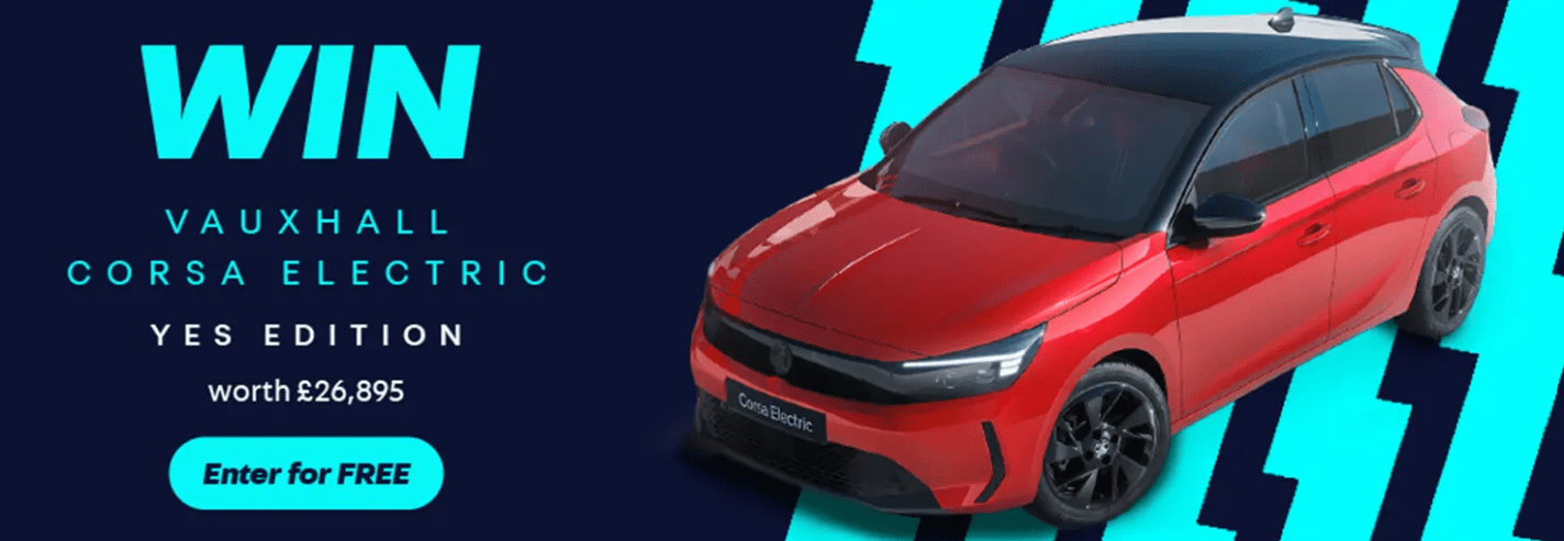 Free Competition - Win a Vauxhall Corsa Electric Yes Edition Car with ...