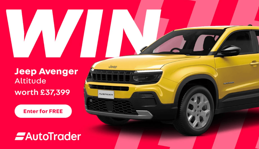 Free Competition - Win an Electric Jeep Avenger Altitude With Auto ...